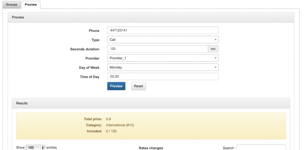 Voice billing in Splynx