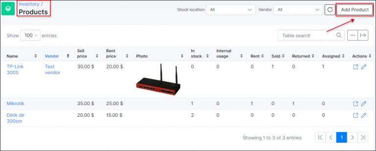Implementing an effective inventory management system for ISP
