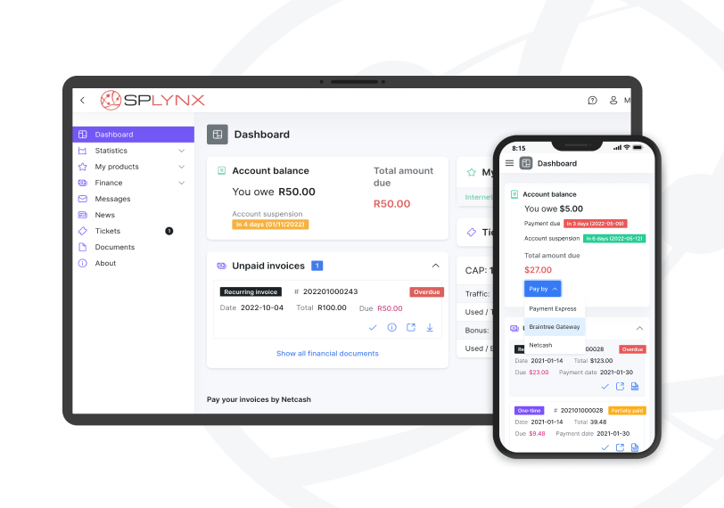 Shift towards user self-service — Splynx Customer Portal & TR-069 ACS
