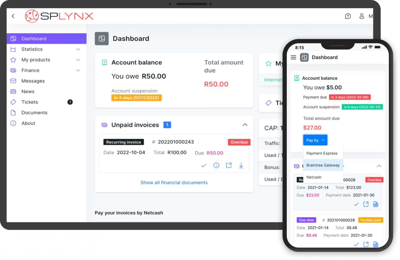 Shift towards user self-service — Splynx Customer Portal & TR-069 ACS