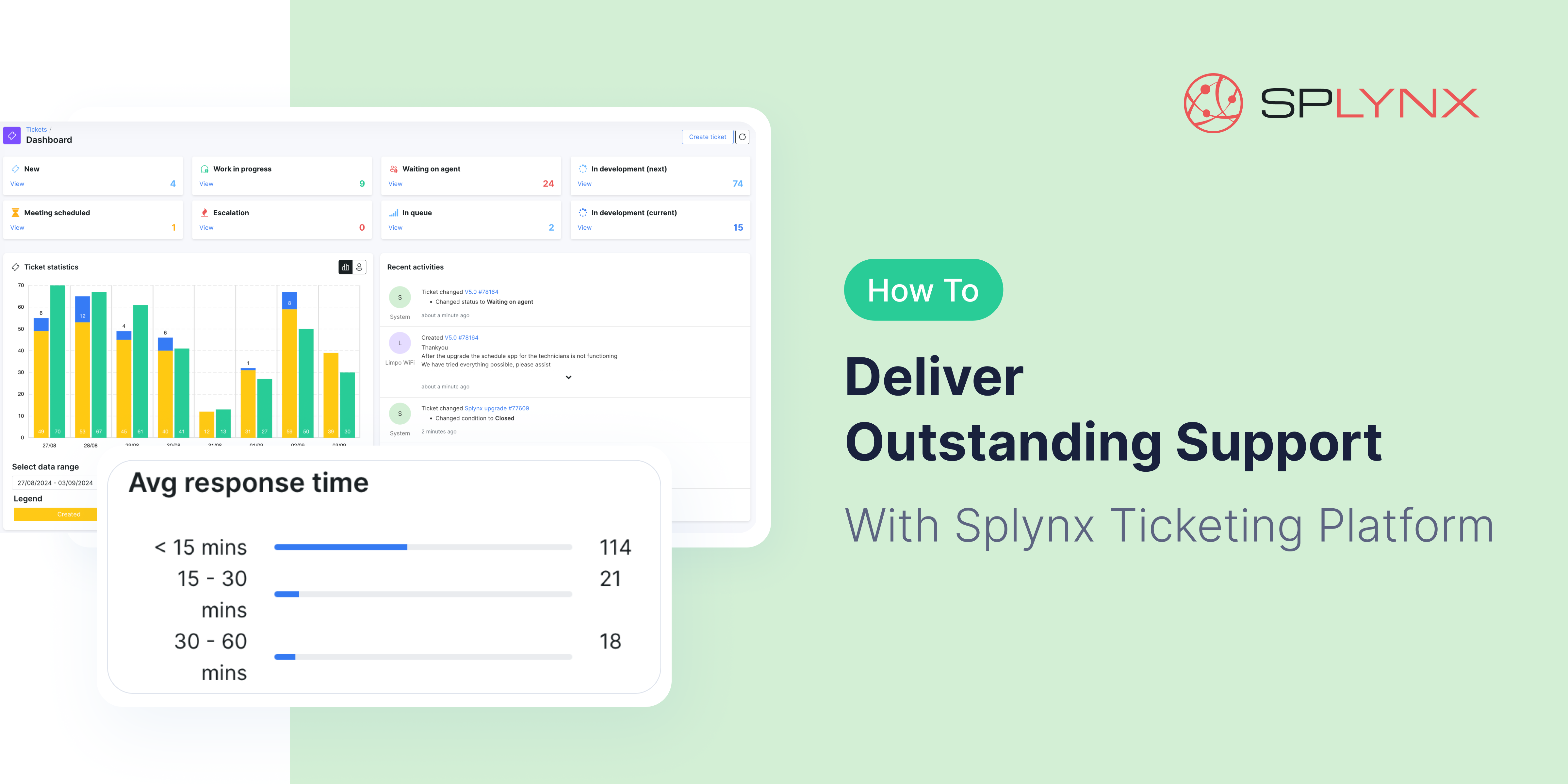 Ticketing platform for ISP. Build your dream support service