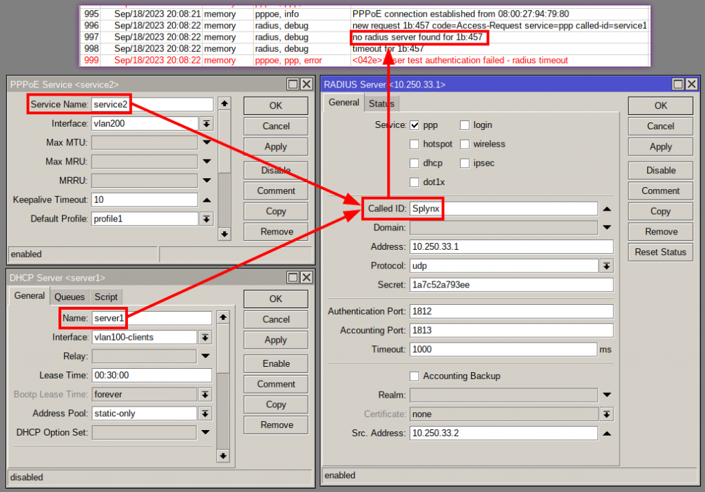 RADIUS Server Related Issues: Troubleshooting Network