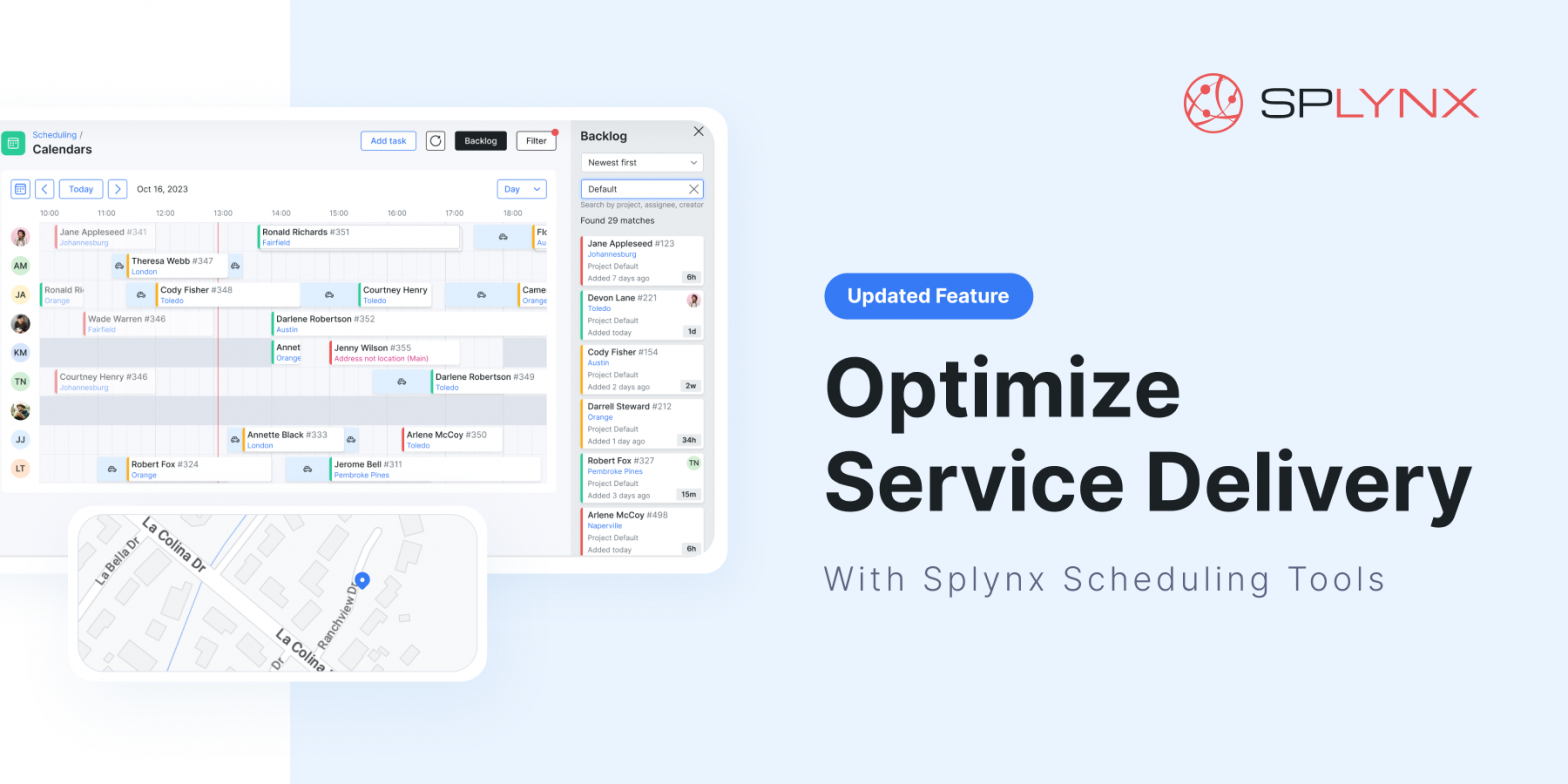 ISP Service Optimization with Splynx Scheduling Tools: Guide
