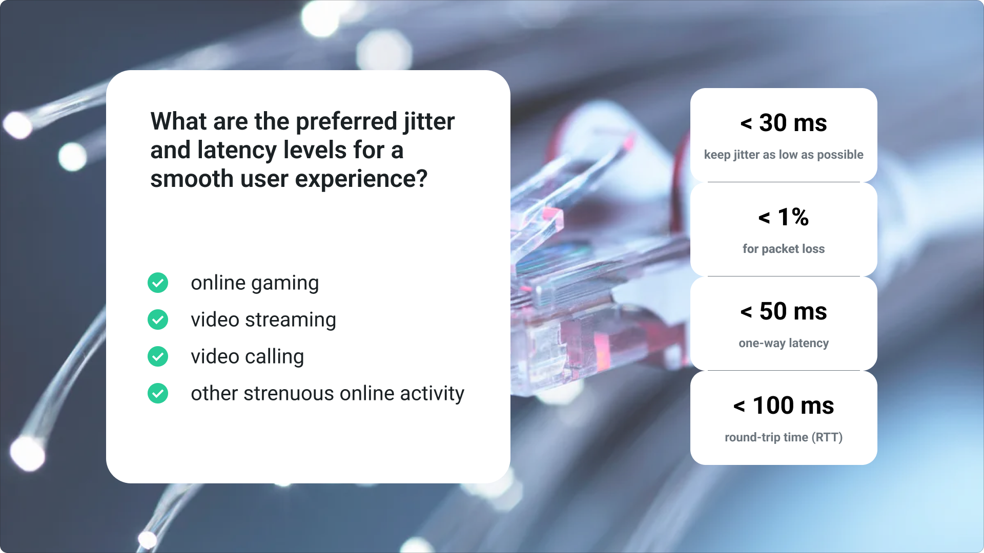 Bandwidth Is A Lie Latency Bufferbloat And Jitter Matters