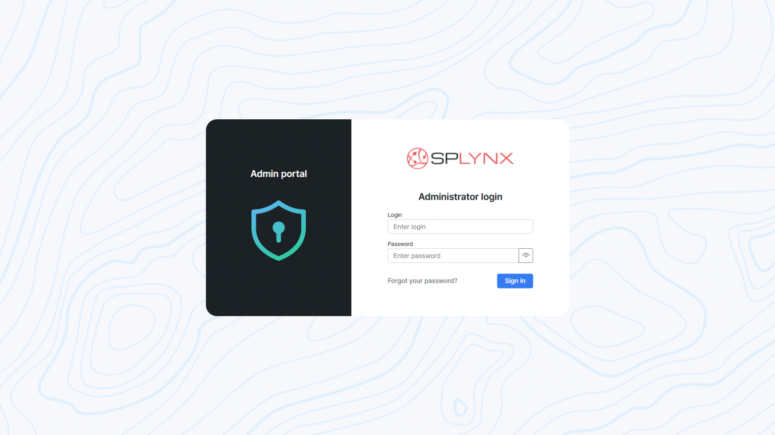 A new modern look for Admin and Customer Portal