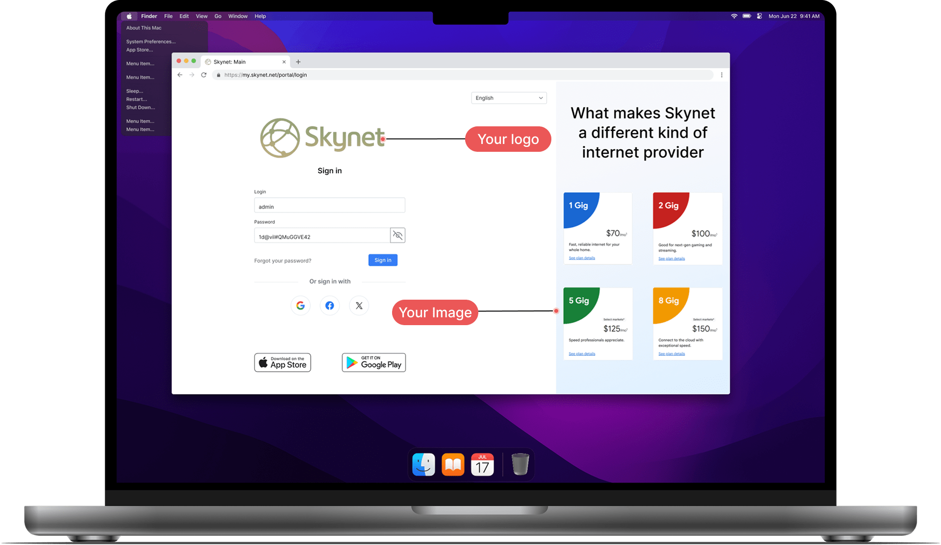 A new modern look for Admin and Customer Portal