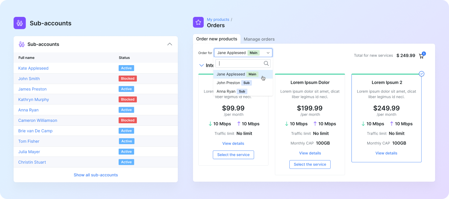 How to manage multiple ISP accounts in 2025